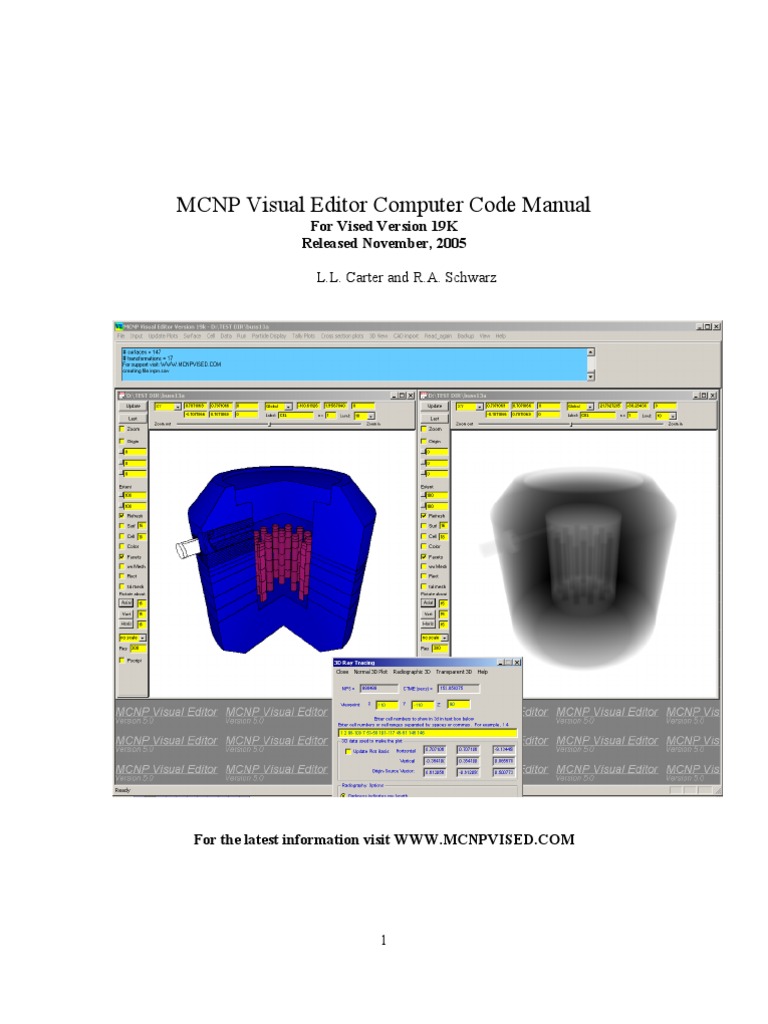 MCNP Visual Editor Guide | PDF | Microsoft Windows | Windows 2000