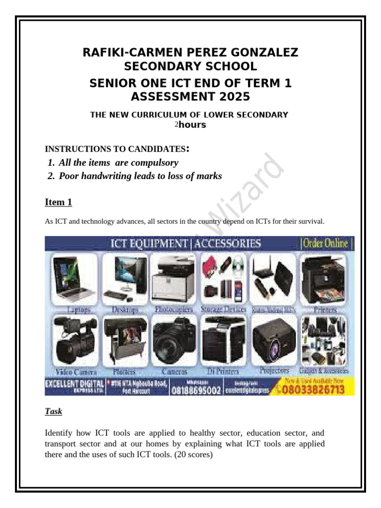Ict A | PDF
