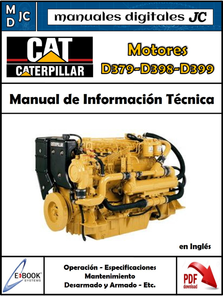 Cat-D379, d398, d399 Industrial & Marine Engines Mit | PDF | Motores ...
