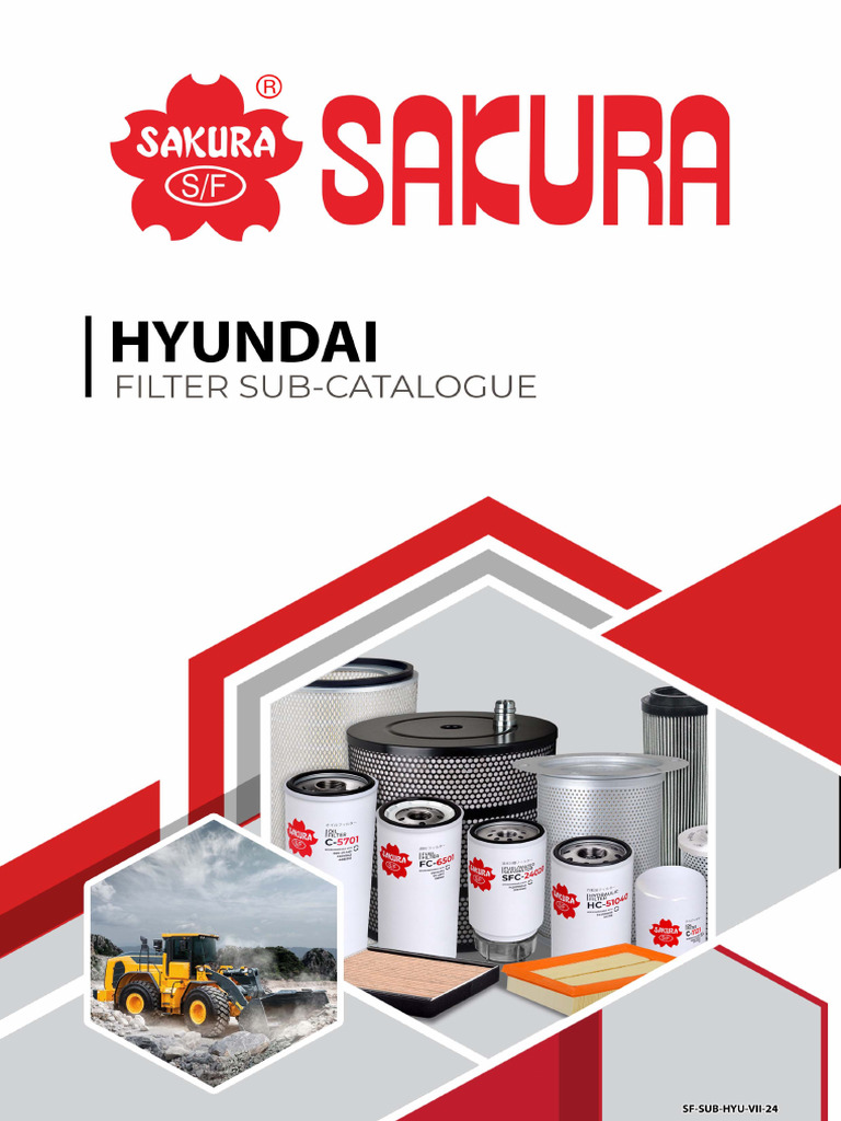 Sakura Filter Sf-Sub-Hyu-Vii-24 | PDF | Filtration | Mechanical Engineering