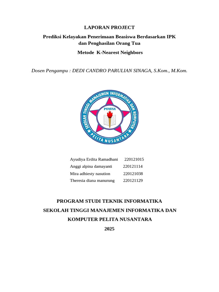 PROJECT Ayudiya Erdita Ramadhani | PDF