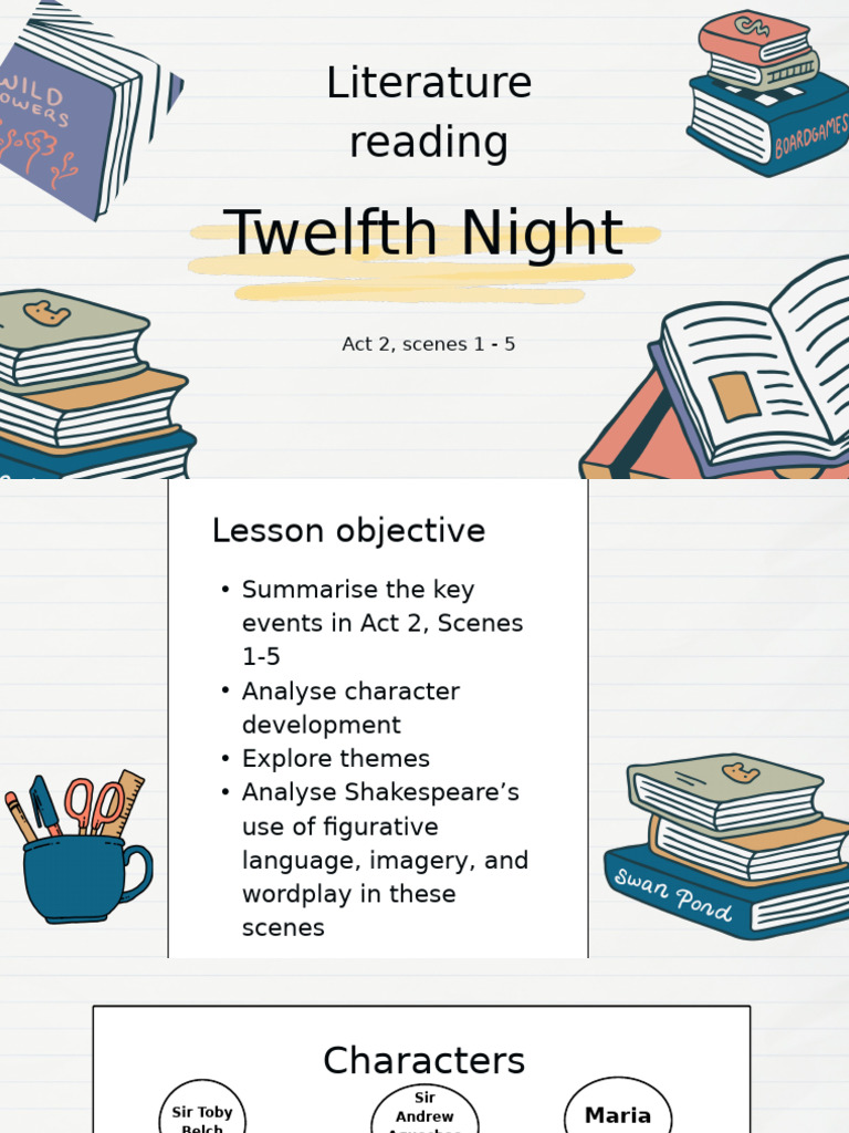 Act 2 Summary of Twelfth Night | PDF | Twelfth Night