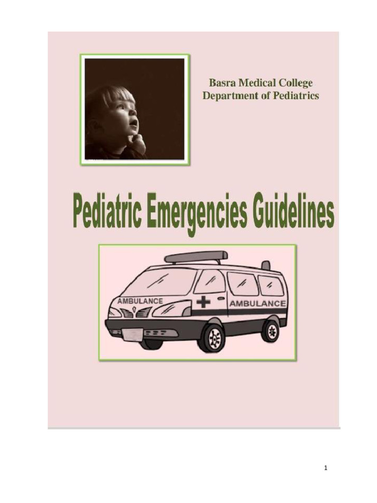 Pediatric Emergency Guidelines | PDF | Analgesic | Diarrhea