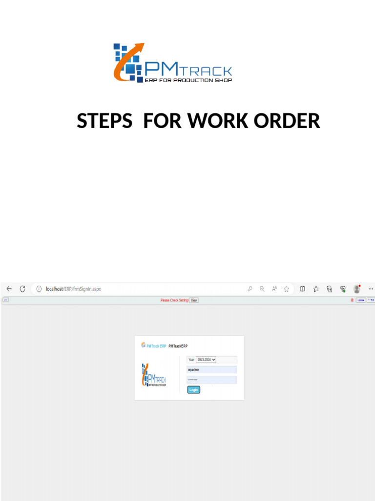 WORKORDER | PDF