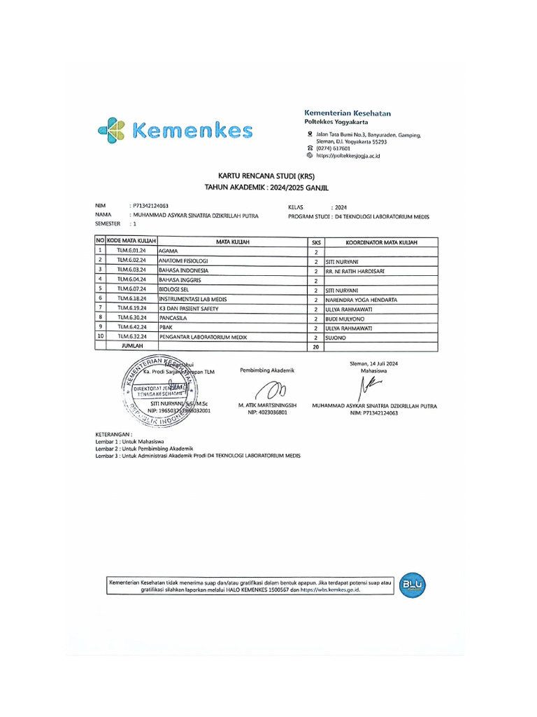 Anak Bimbingan Dosen Bu Atik 1B | PDF