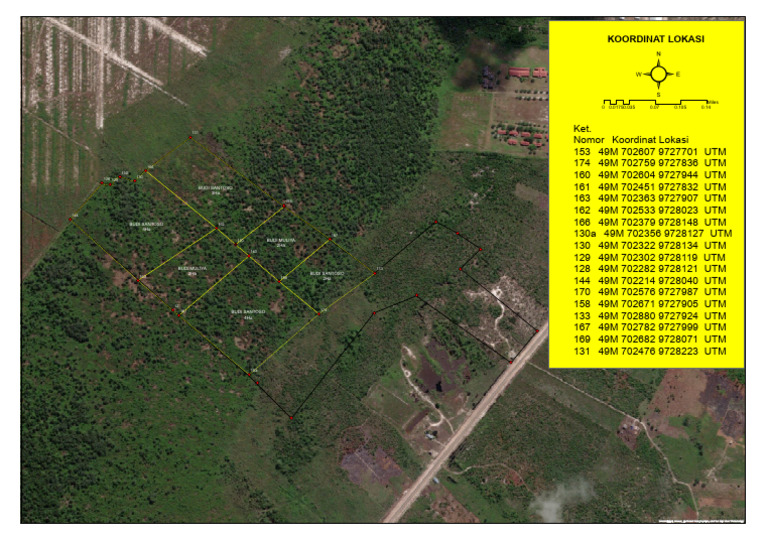 Peta KM 20 | PDF | Geographic Data And Information