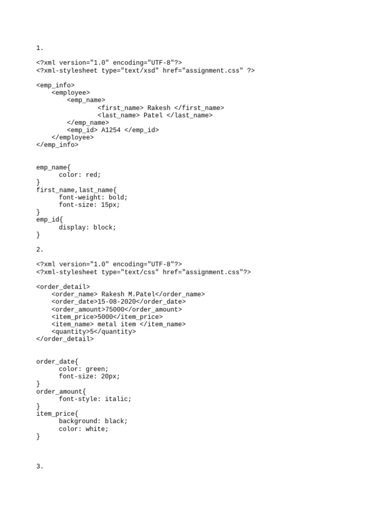 CSS-SVG Assignment | PDF