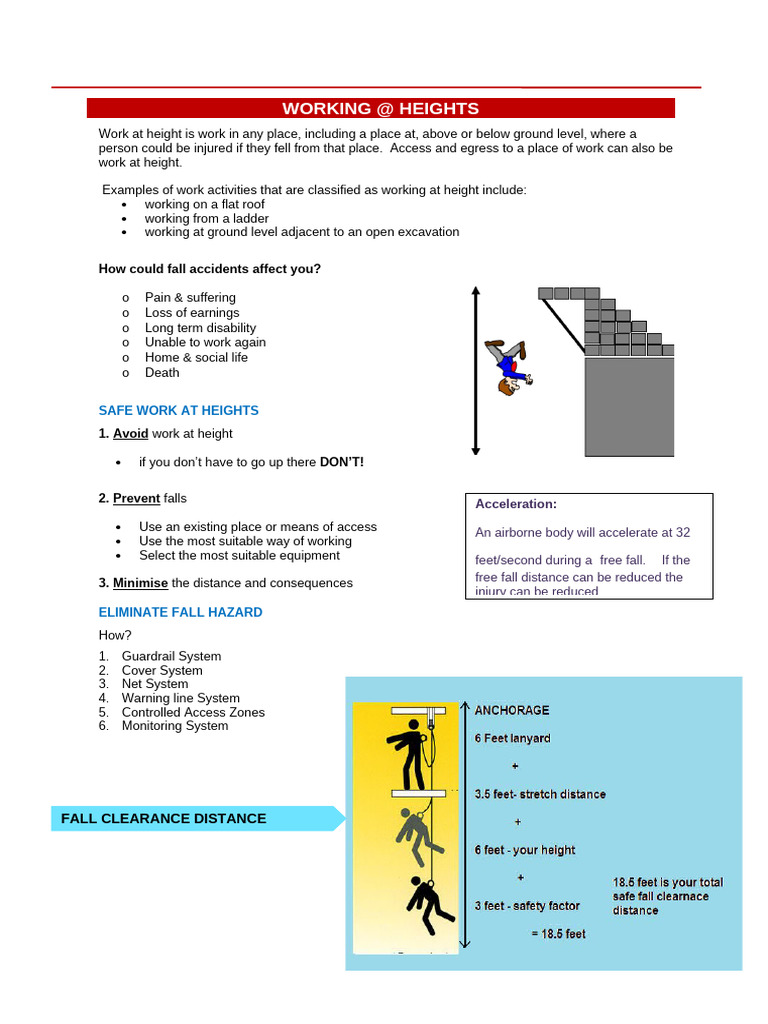 03 WORKING at HEIGHT | PDF