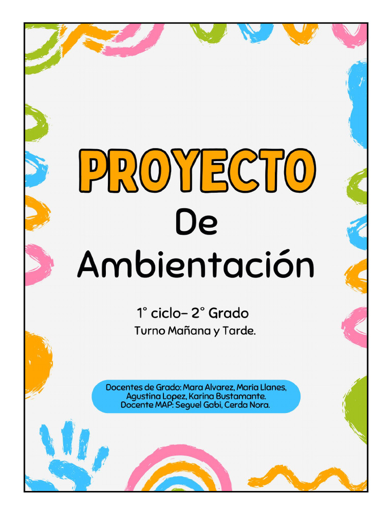 Ambientacion 2025. 2° | PDF
