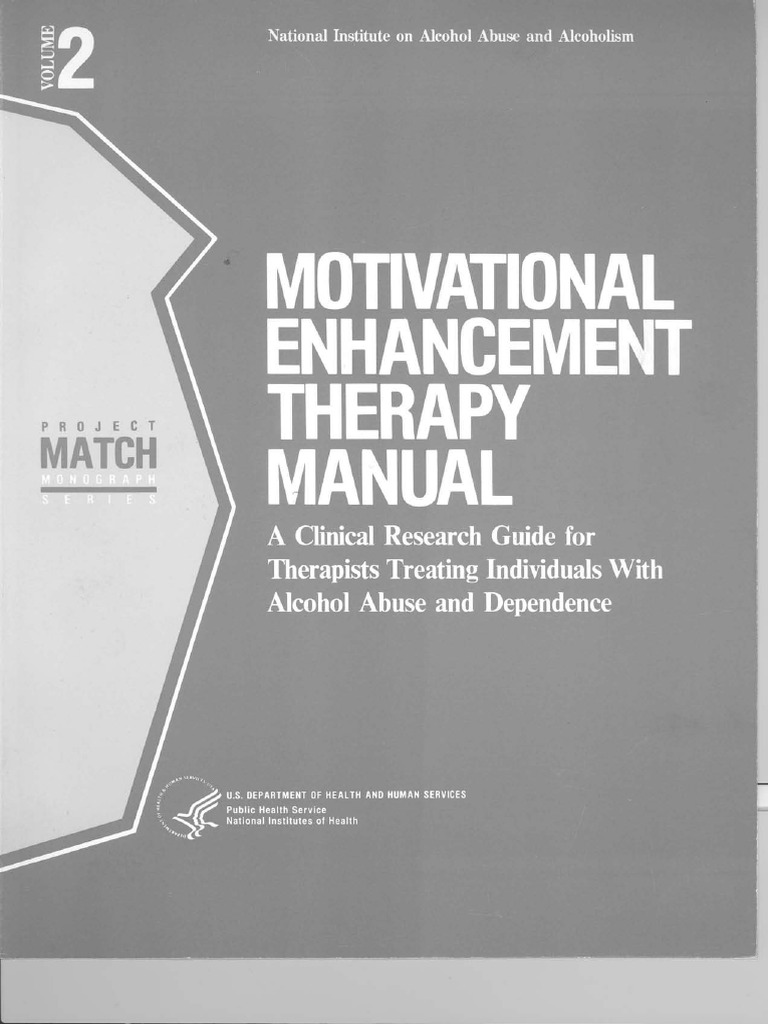 Motivational Enhancement Therapy Manual | PDF