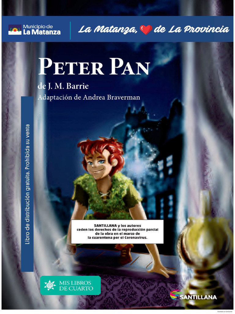 PETER PAN de J.M.barrie-Adaptaciòn de Andrea Braverman | PDF