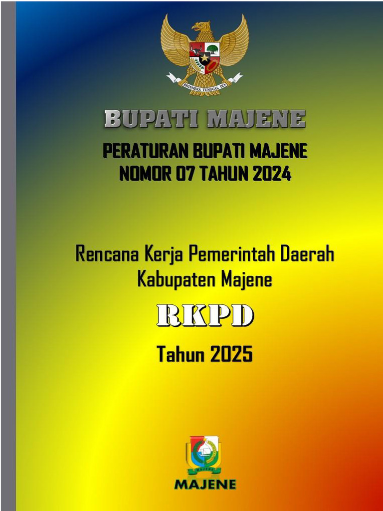 RKPD Kab. Majene Tahun 2025 | PDF