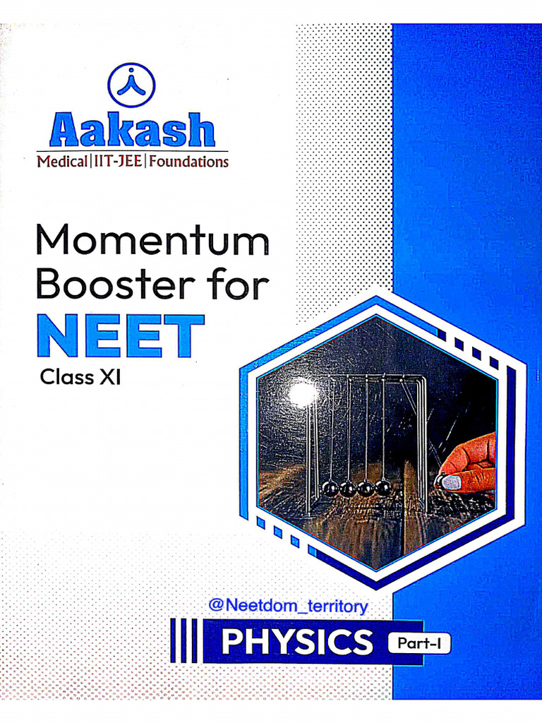 Momentum Booster Physics Class XI (Part-1) | PDF