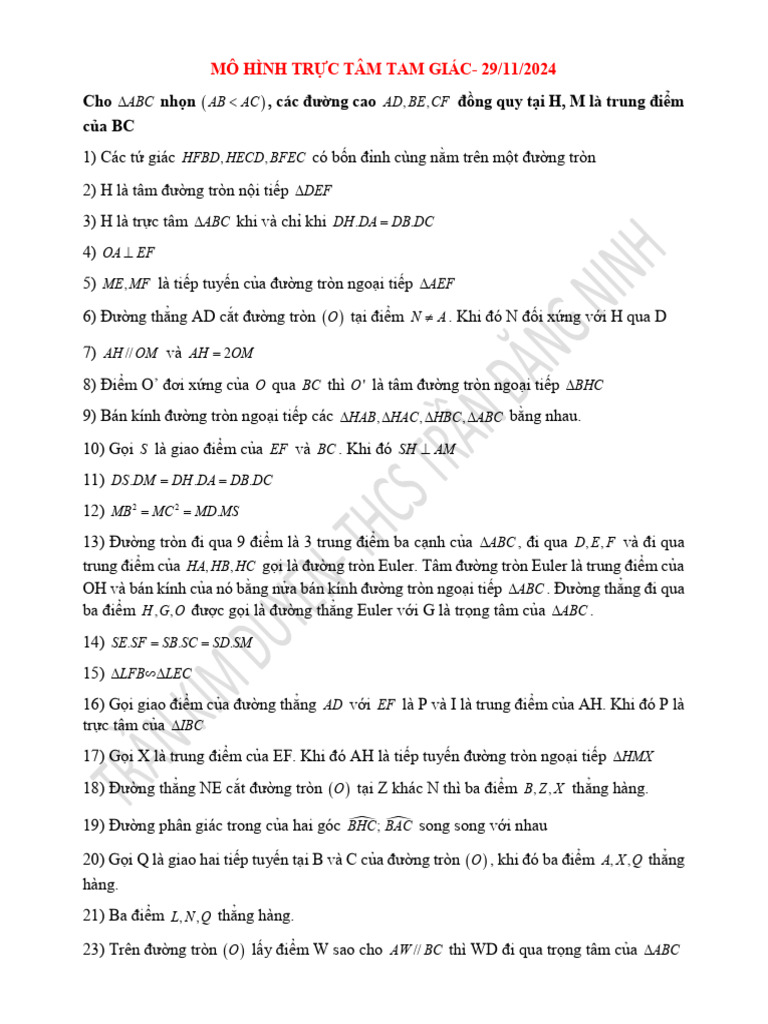 Mô Hình TR C Tâm | PDF