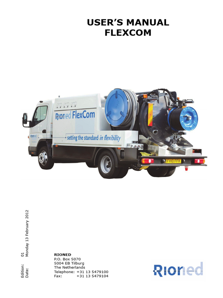 Rioned Flexcom Manual Eng | PDF | Pump | Valve