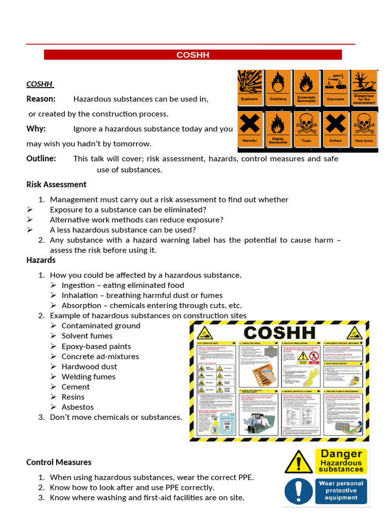 14 Coshh | PDF