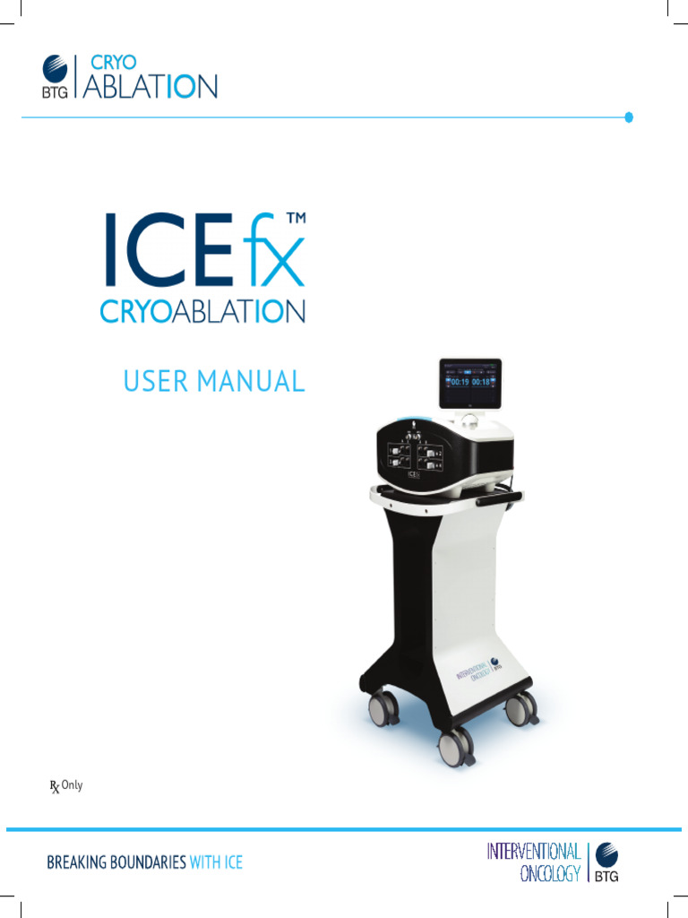 Boston Scientific Icefx User Manual | PDF | Urology | Neoplasms