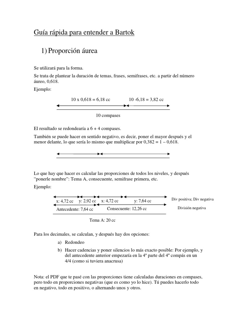 Guía Rápida para Entender A Bartok | PDF | Acorde (Música) | Escala ...