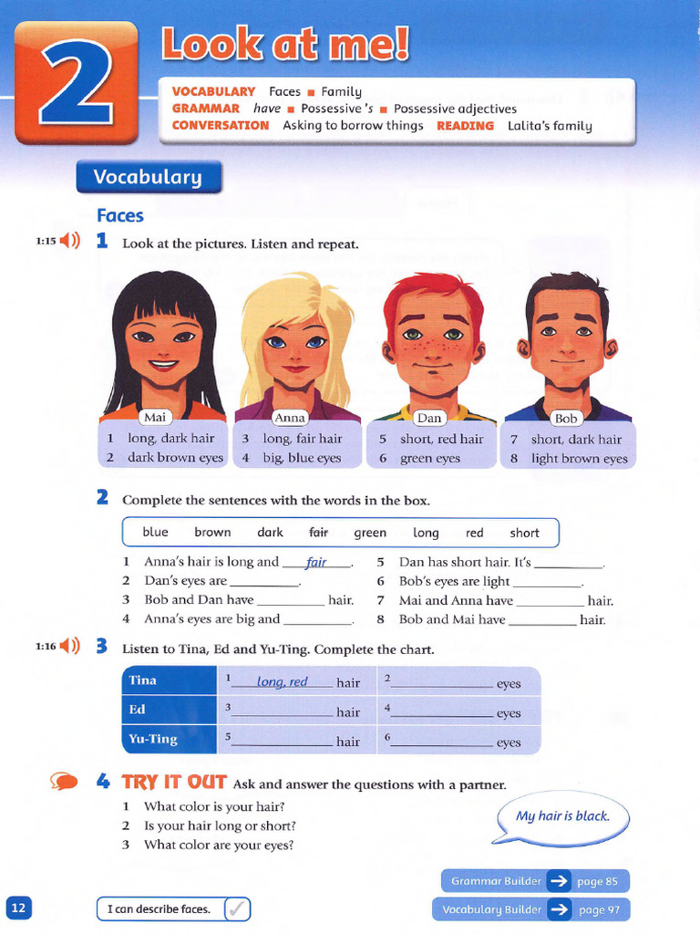 Unit 2 - Look at Me! | PDF