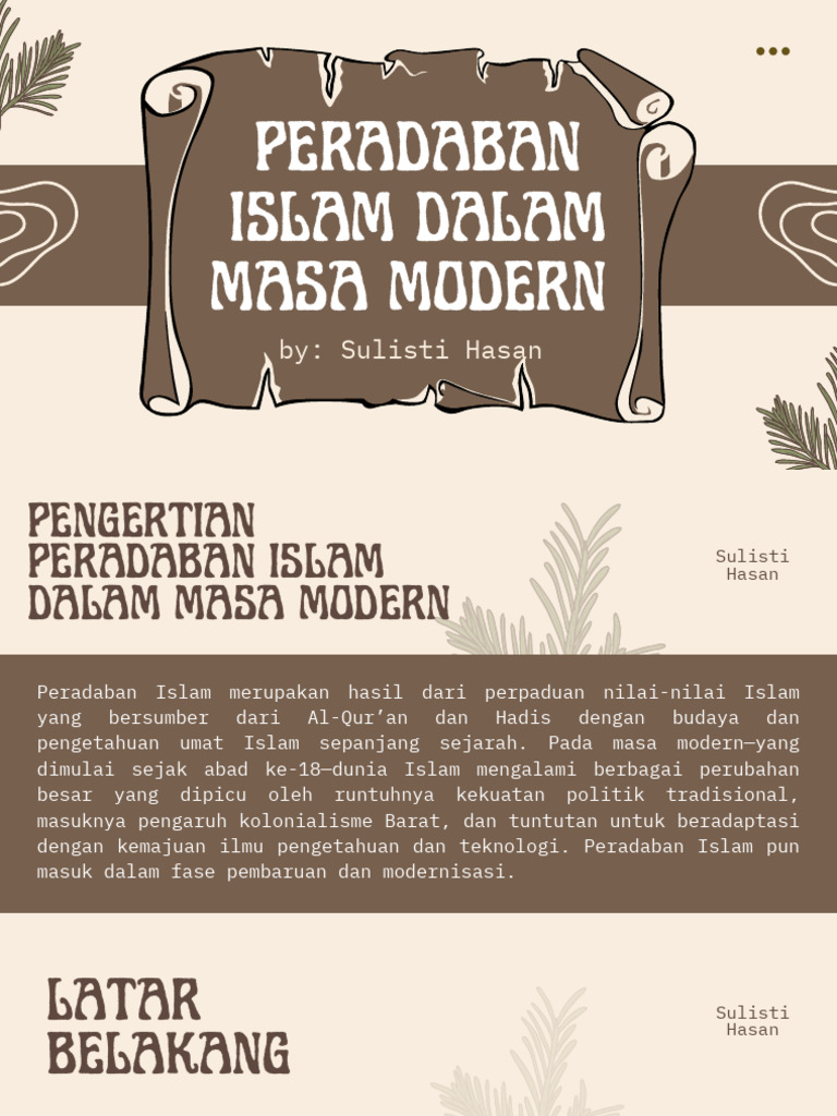 Peradaban Islam dalam masa modern_20250508_185224_0000 | PDF
