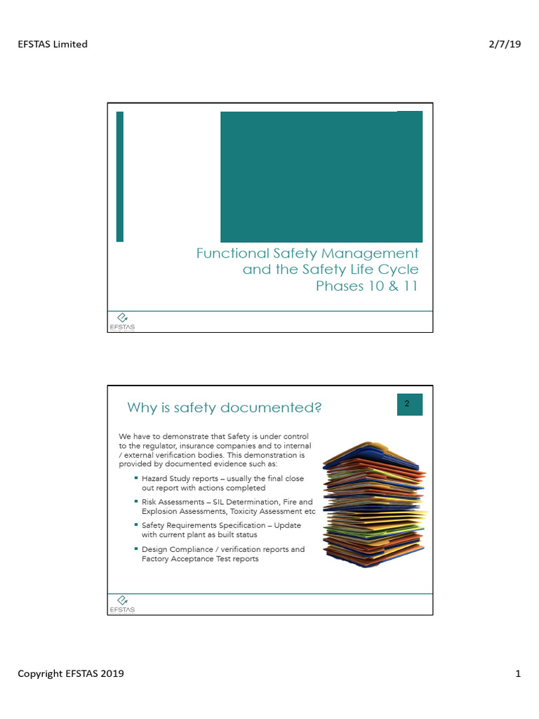 03 - FSM - Safety Life Cycle (301118) | PDF | Verification And ...