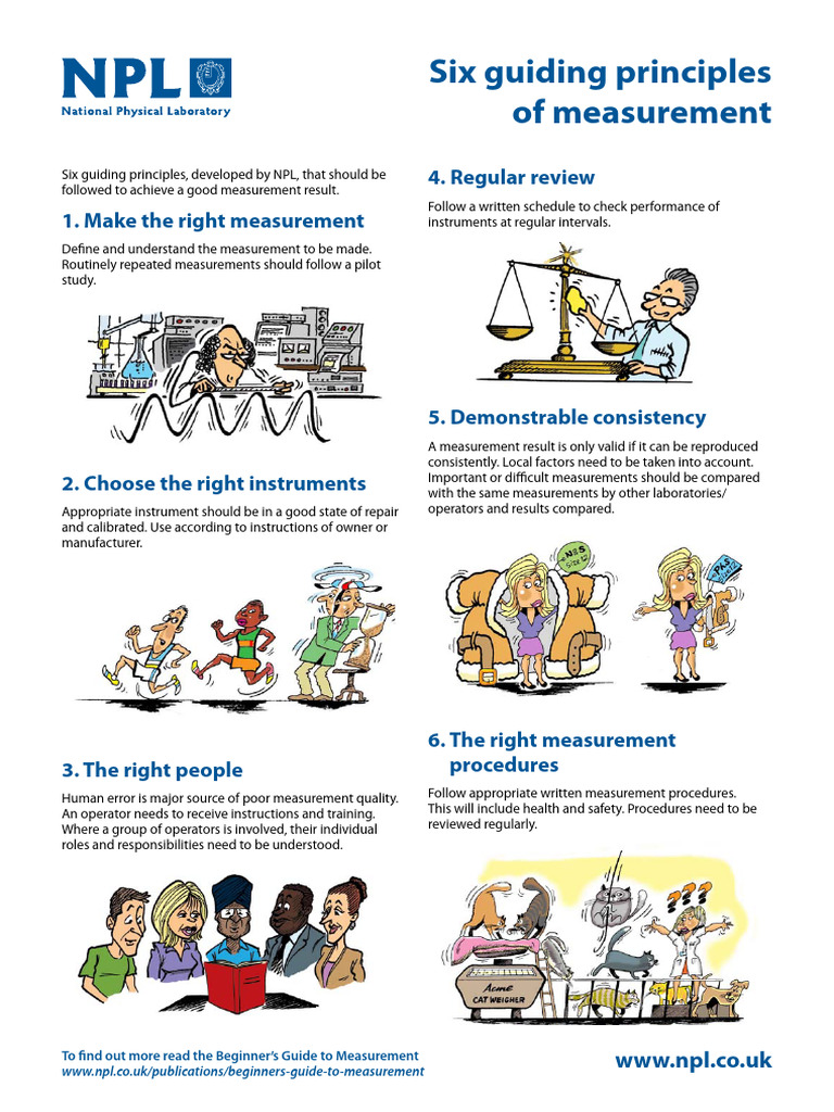 Six Principles for Accurate Measurement | PDF