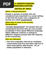 Understanding Marginalisation | PDF