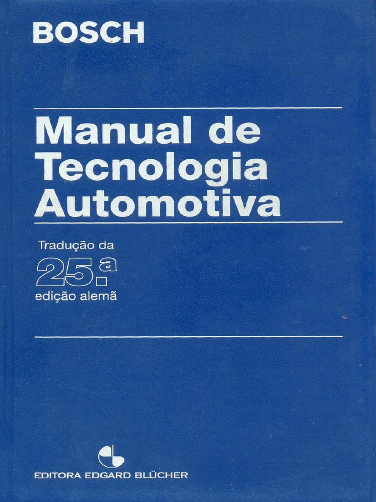 Manual de Tecnologia Automotiva Bosch PDF Free | PDF