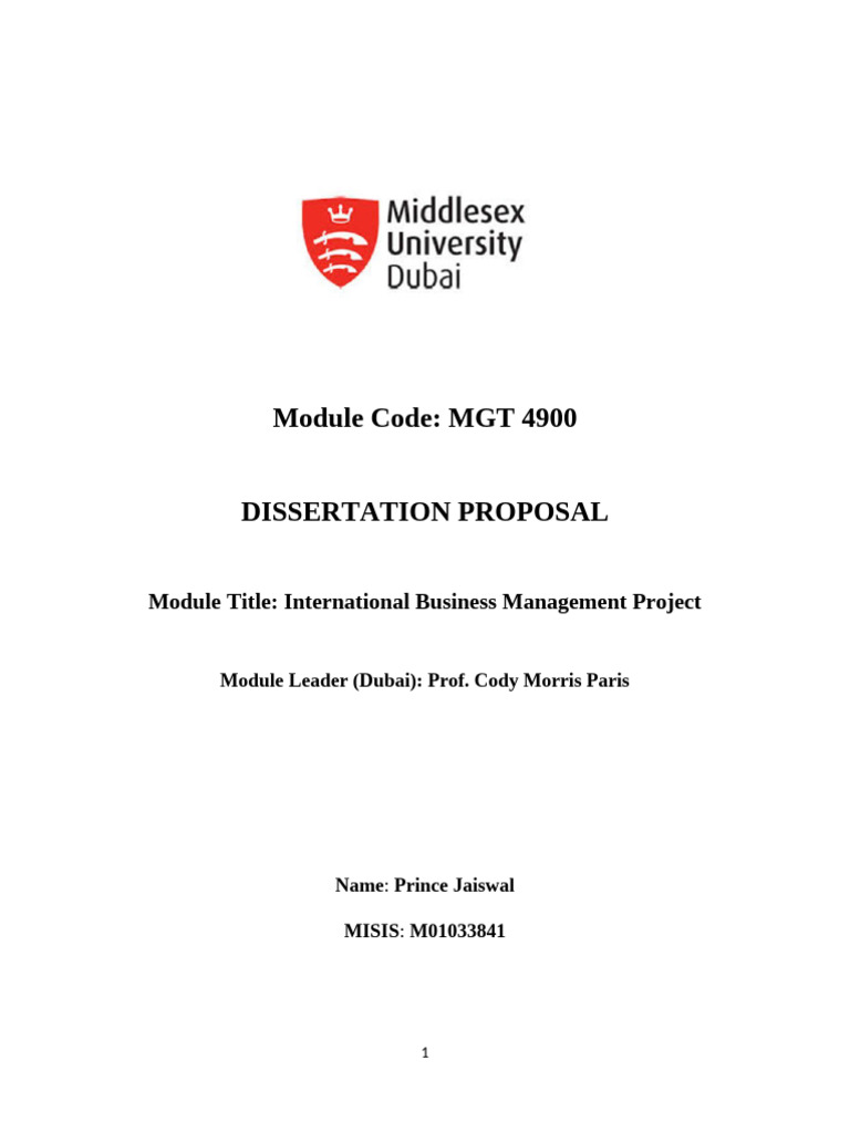 Dissertation - Proposal Part 1 | PDF | Consumer Behaviour | Behavior