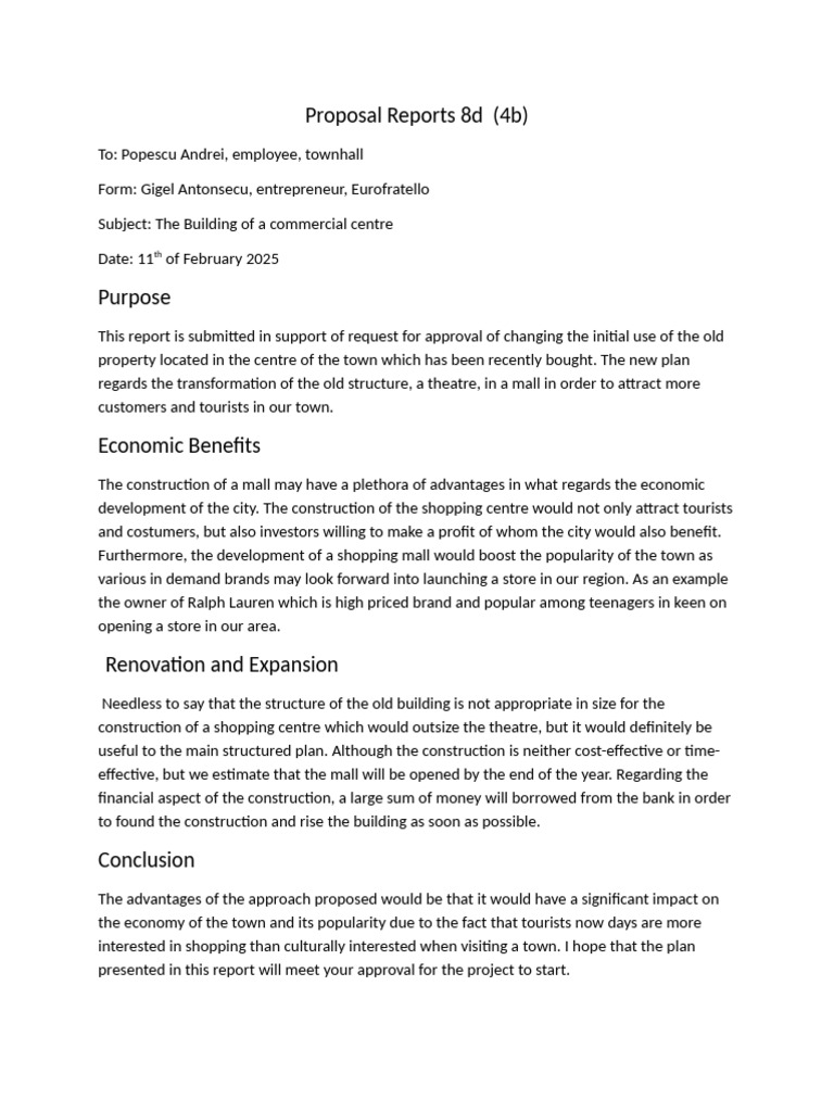 Proposal Reports 8d | PDF