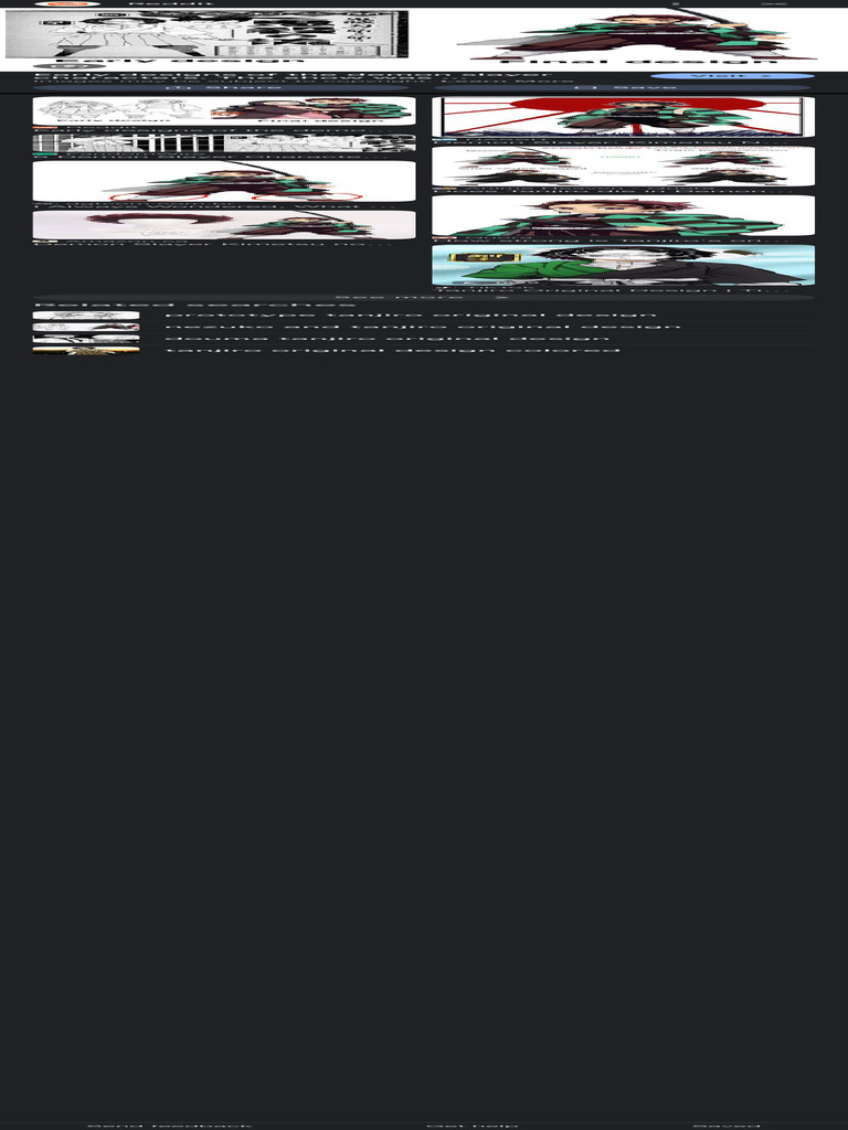 Tanjiro's Original Design Prototype | PDF