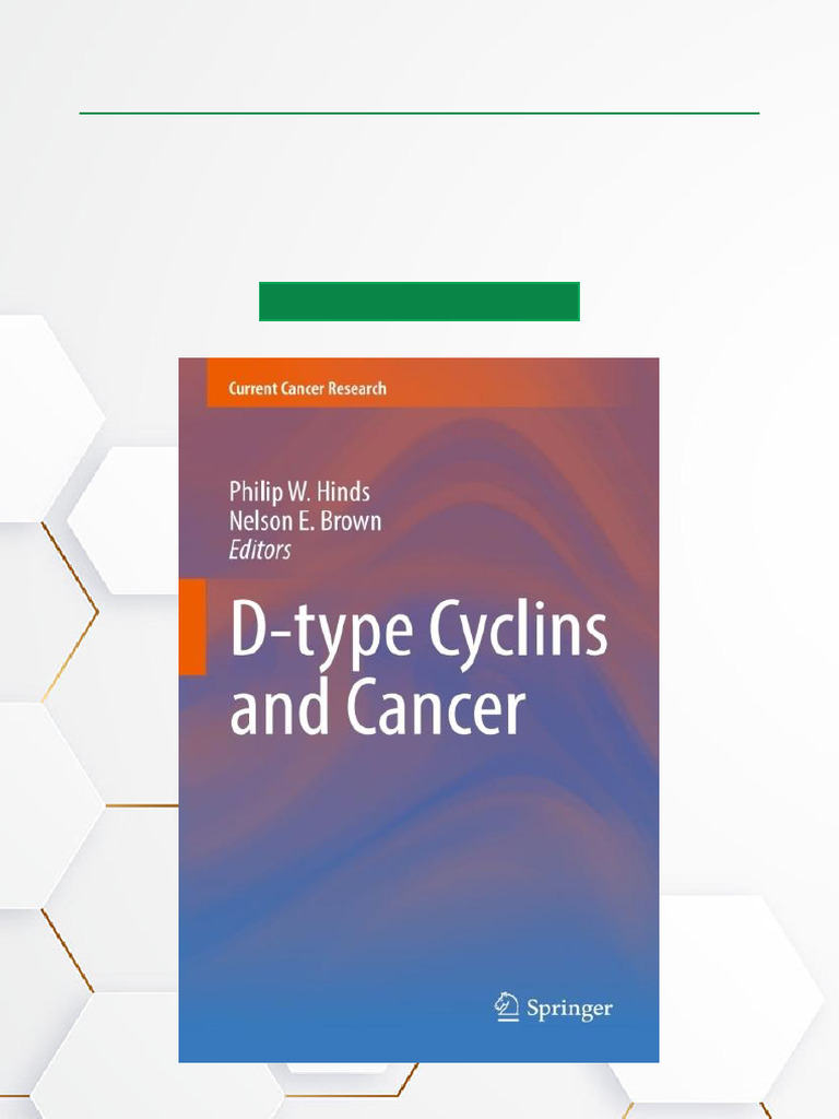D Type Cyclins and Cancer Total Access Ebook | PDF | Cell Cycle | Mitosis