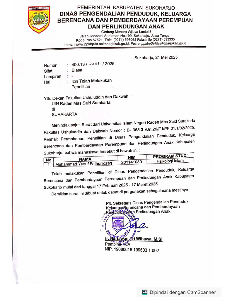 Surat Keterangan | PDF