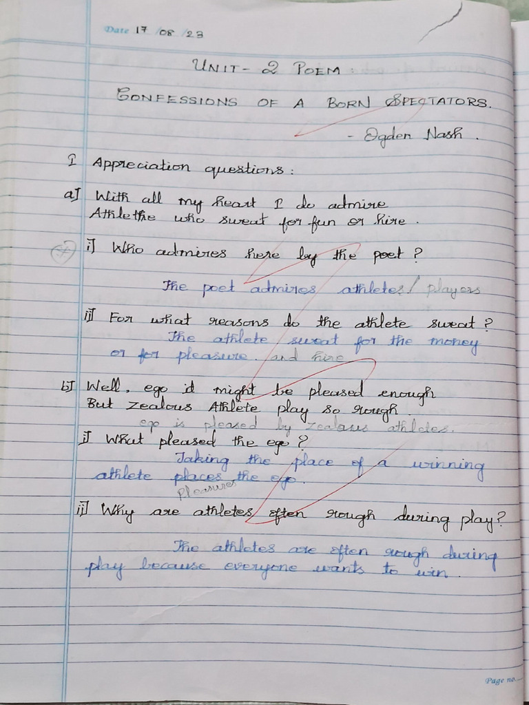 English Unit - 2 Prose, Poem, Supplementary | PDF