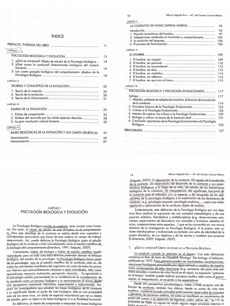 Libro Filogenia Del Comportamiento Comprimido | PDF