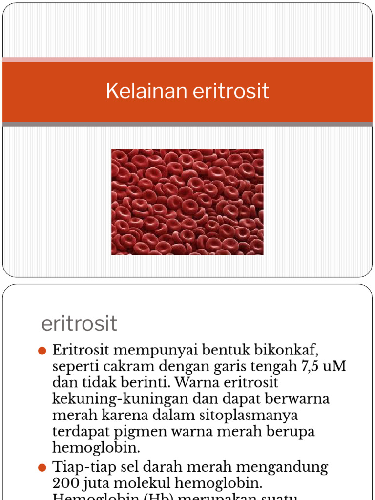 Kelainan Eritrosit | PDF