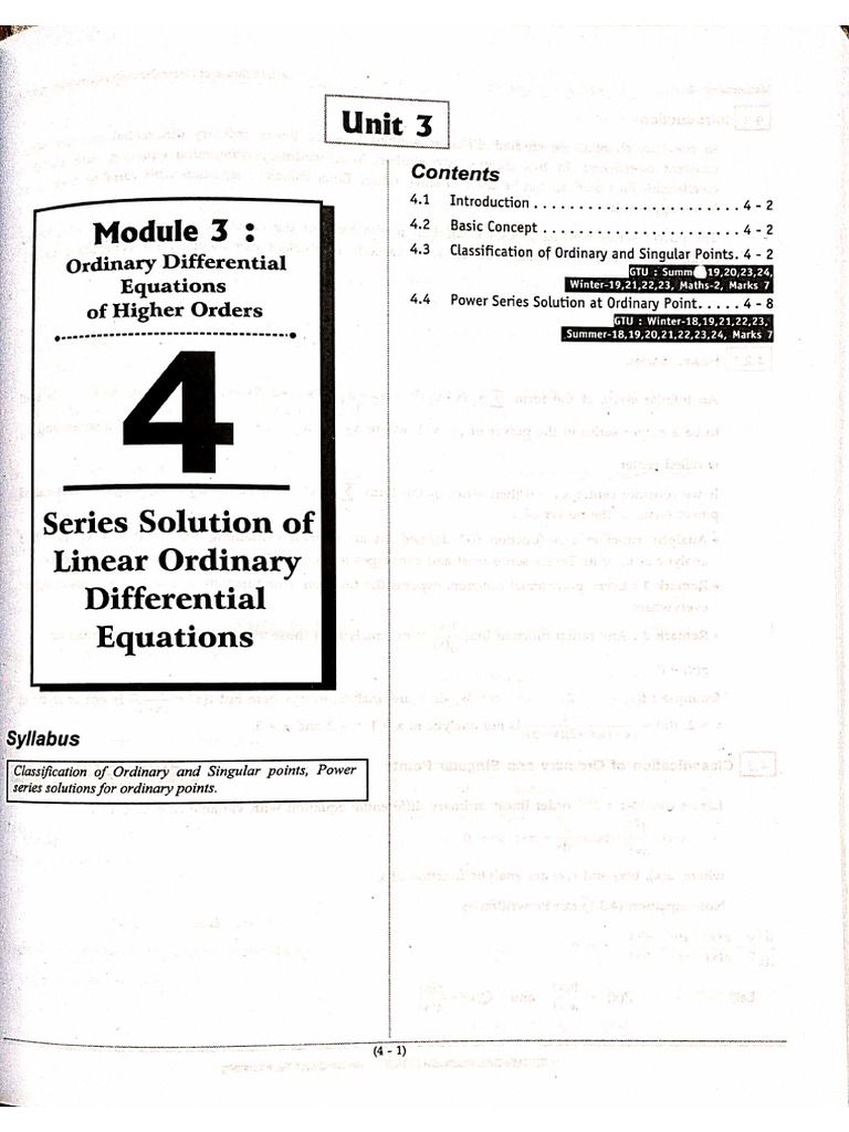 Ordinary Differential Eq | PDF