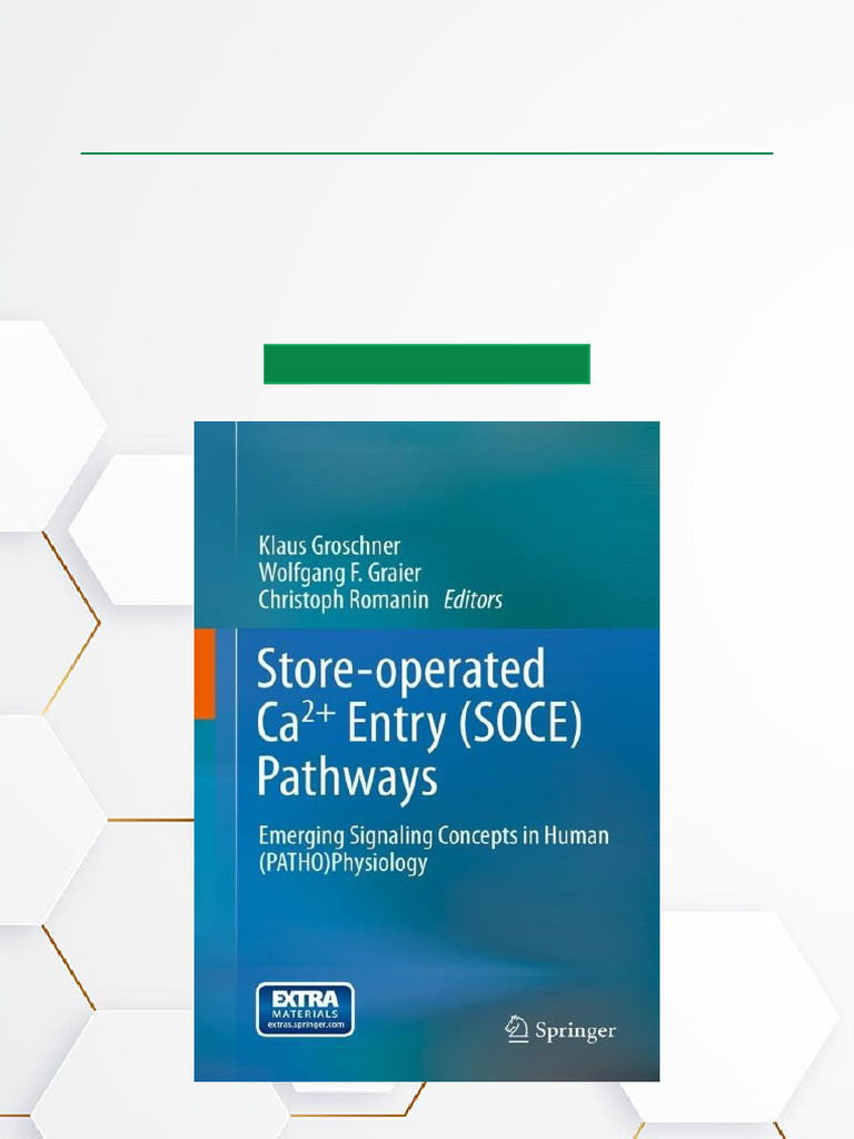 Store operated Ca2 entry (SOCE) pathways Emerging signaling concepts in ...