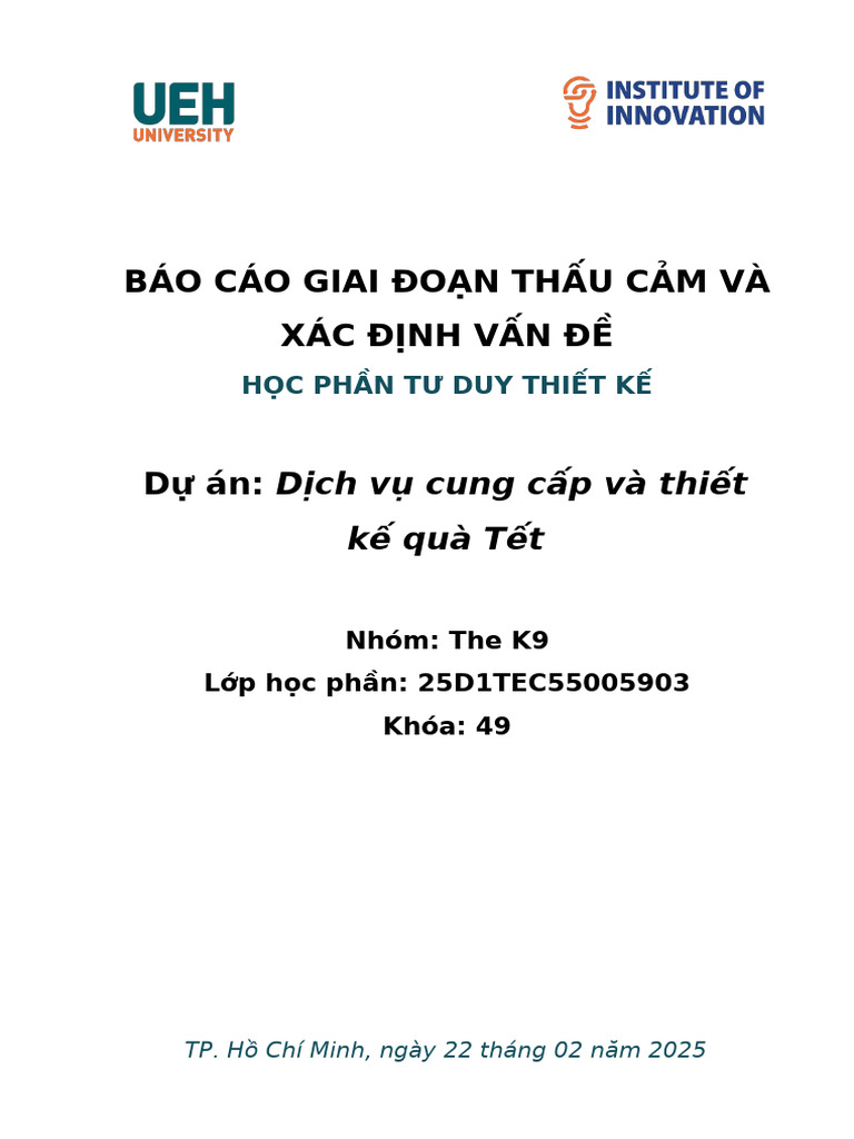 Empathize Define Report - 1 | PDF