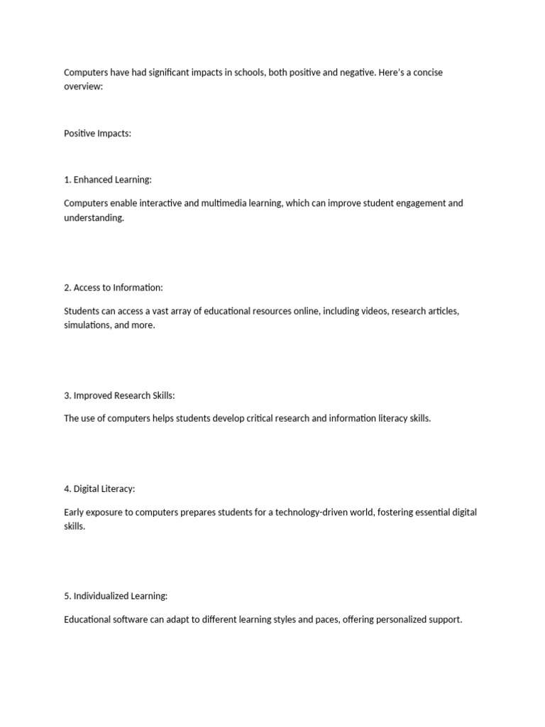 Puters in Schools | PDF