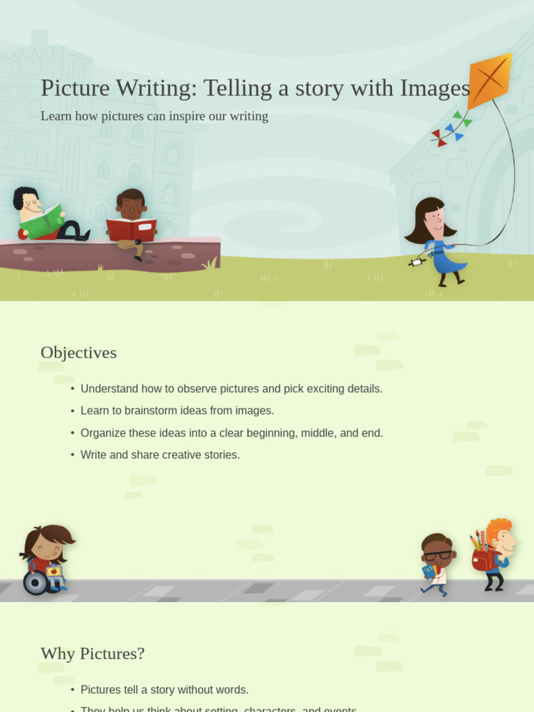 Writing A Story From Pictures | PDF