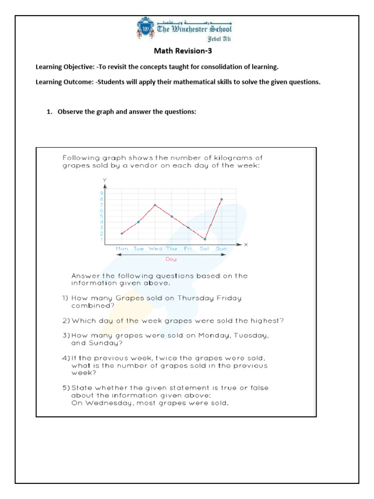 Maths SA Practice Sheet -3. | PDF