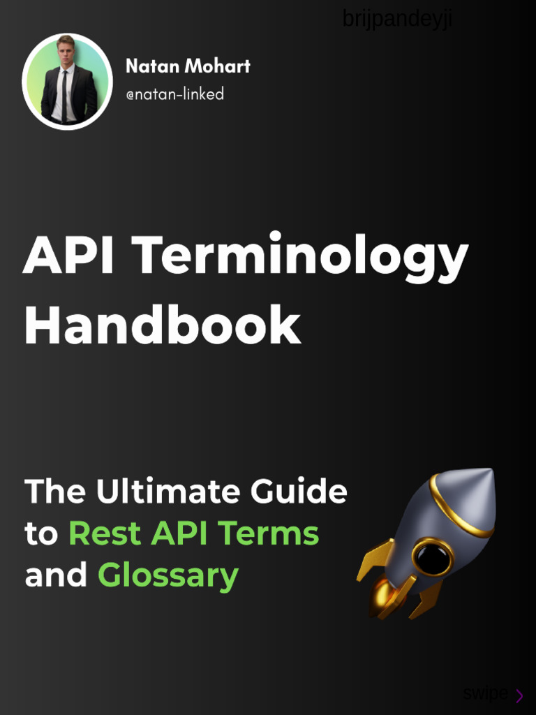 API Terminology Handbook | PDF