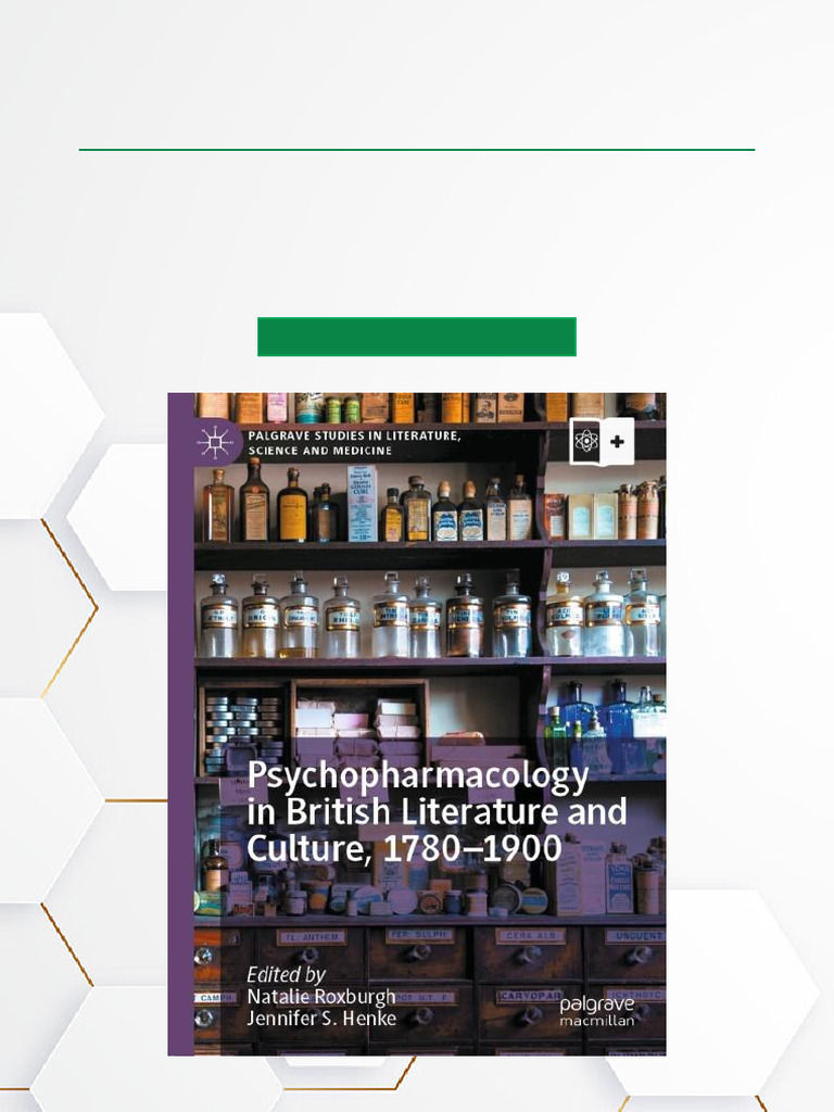 Psychopharmacology in British Literature and Culture, 17801900 1st ...