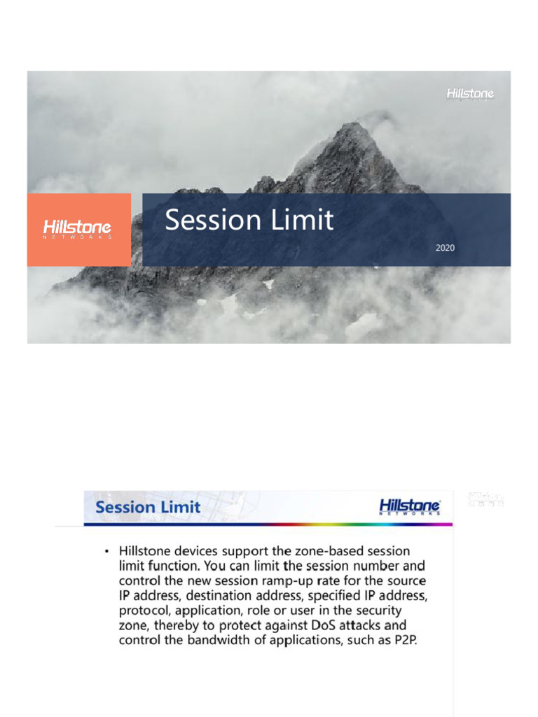 014 Session Limit | PDF