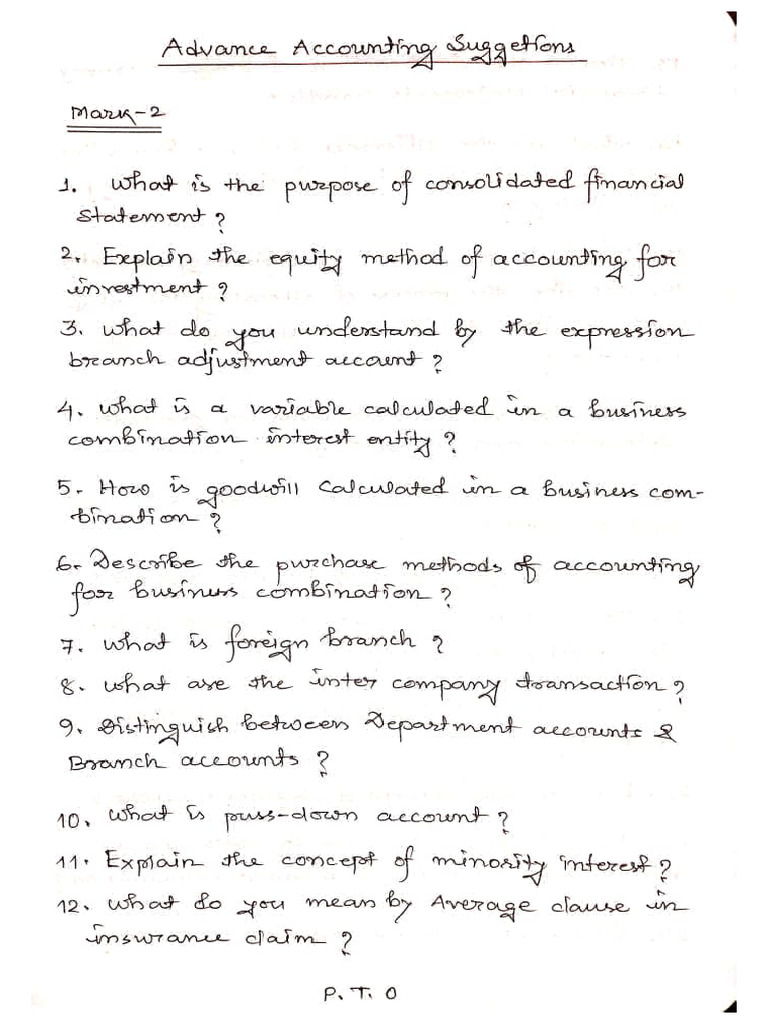 Financial Accounting 2nd Sem | PDF