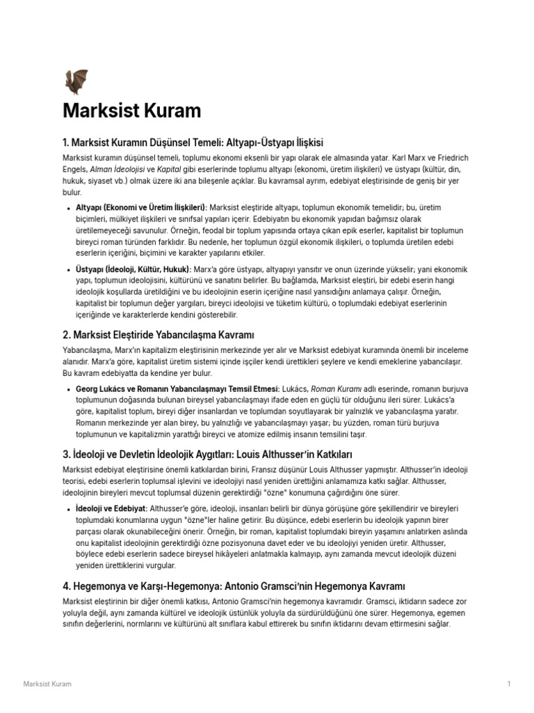 Marksist Kuram | PDF