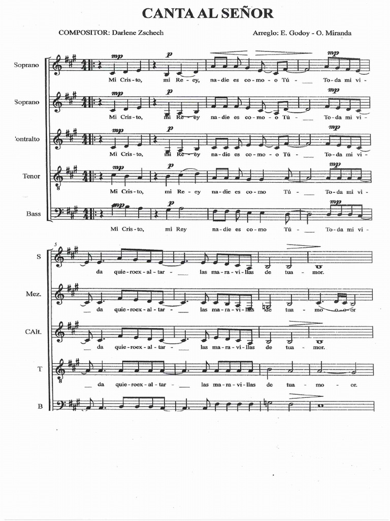 Canta Al Señor | PDF