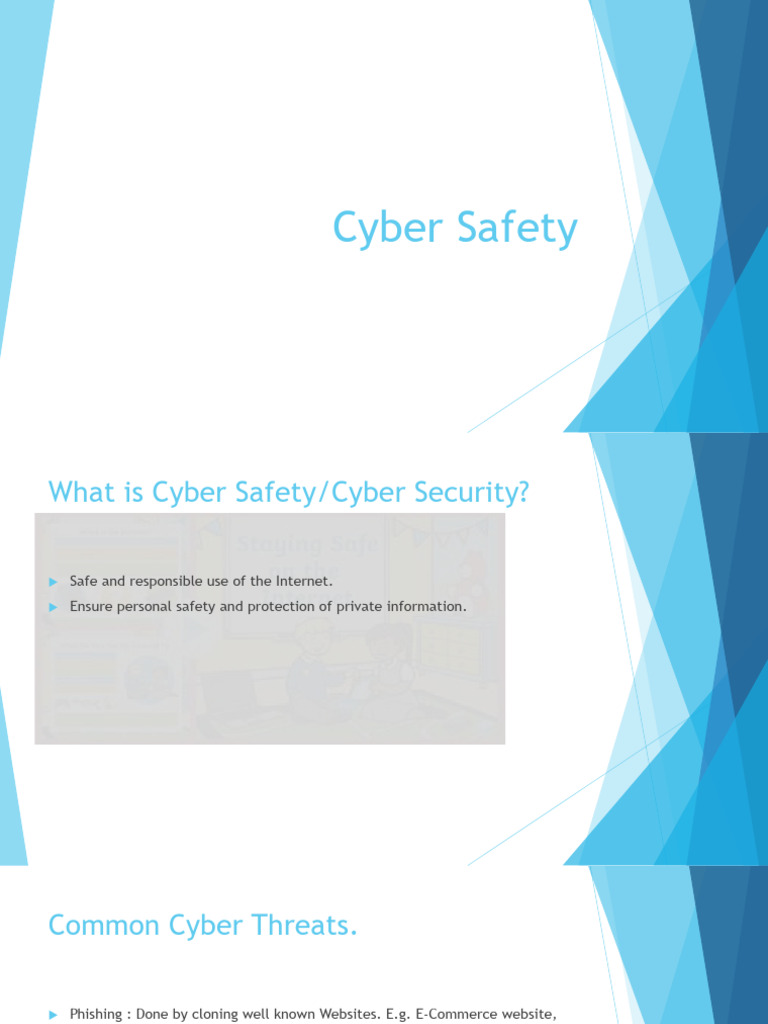 Cyber Safety Demo class | PDF