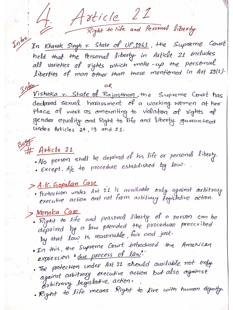 Article 21, Topic 04, LB 401 (CL II) | PDF